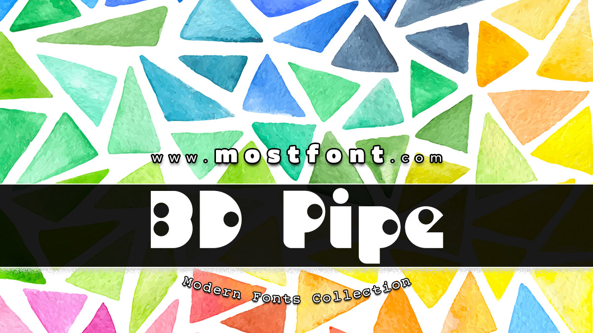 BD Pipe Font Typographic Design | mostfont.com