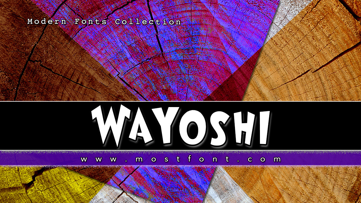 Wayoshi Font by tymime | mostfont.com