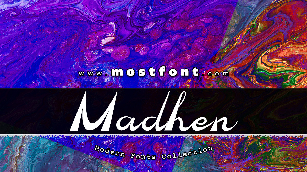 Madhen Font by PutraCetol Studio | mostfont.com