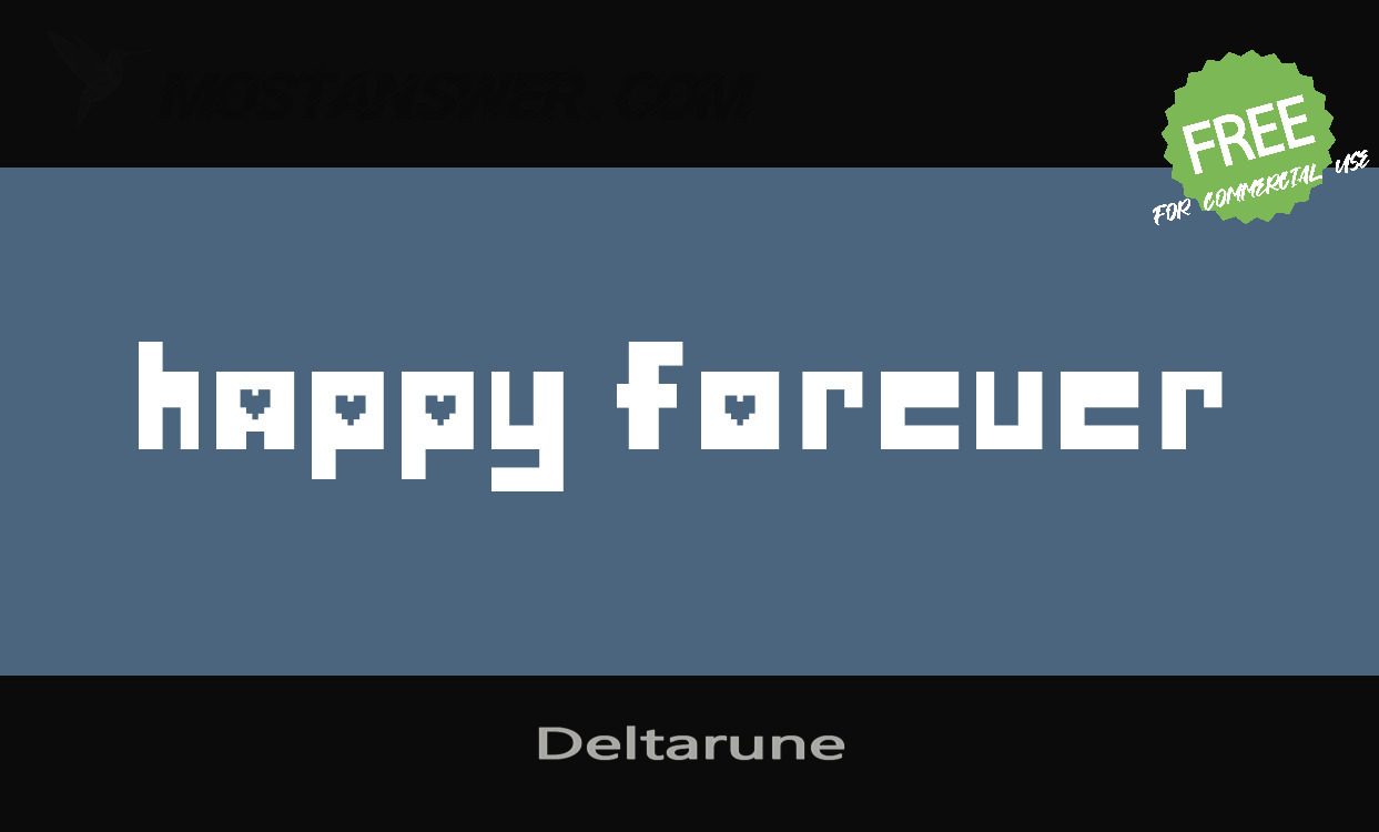 Deltarune Font by Retro Gaming | mostfont.com