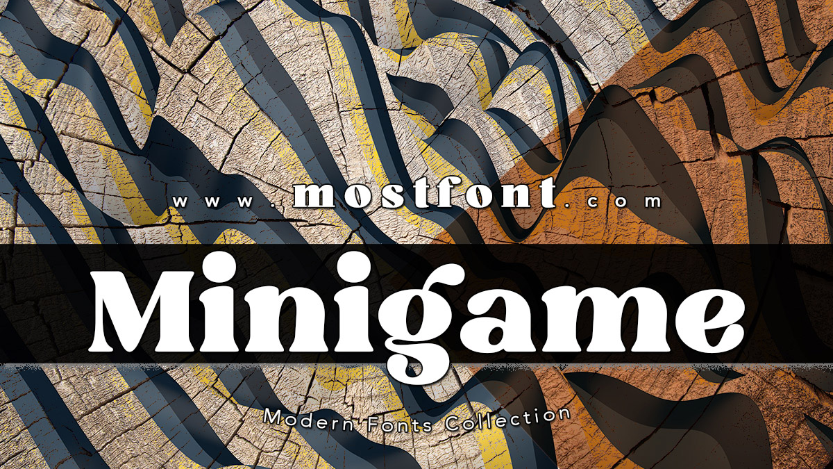 Minigame Font by Kong Font | mostfont.com