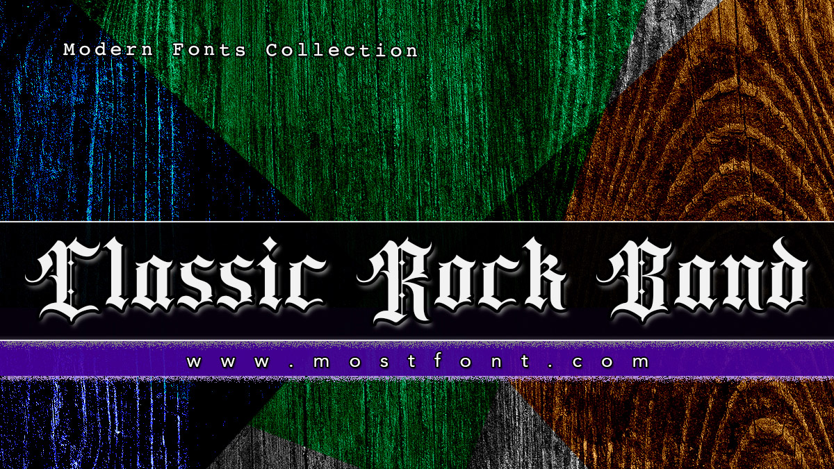 Classic Rock Band Font by Kong Font | mostfont.com