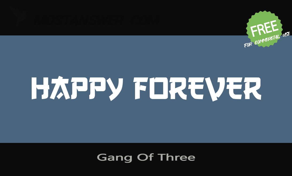 Go3v2 Font by Vic Fieger | mostfont.com