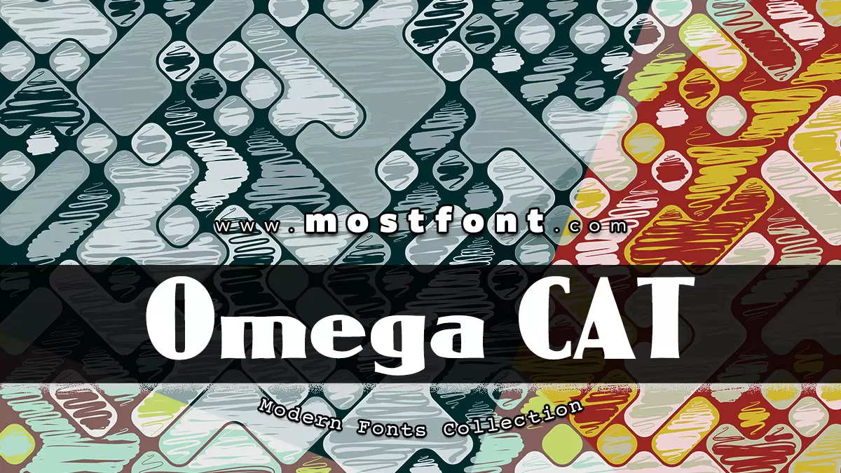 「Omega CAT」字体效果欣赏 | 最新字体文件免费下载 | mostfont.com