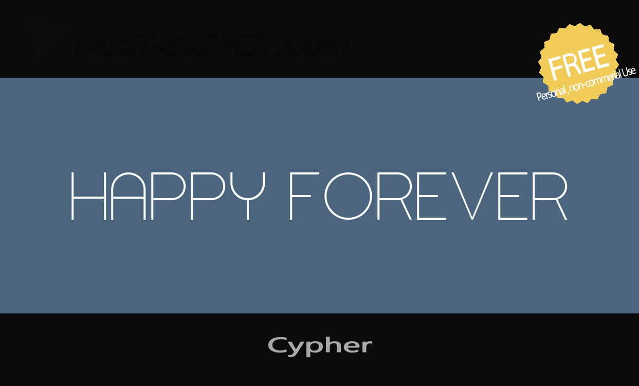 Cypher Light Font by el Khalid | mostfont.com