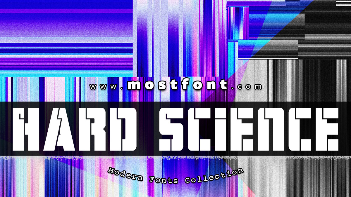 Hardsciencebold Font by Iconian Fonts | mostfont.com
