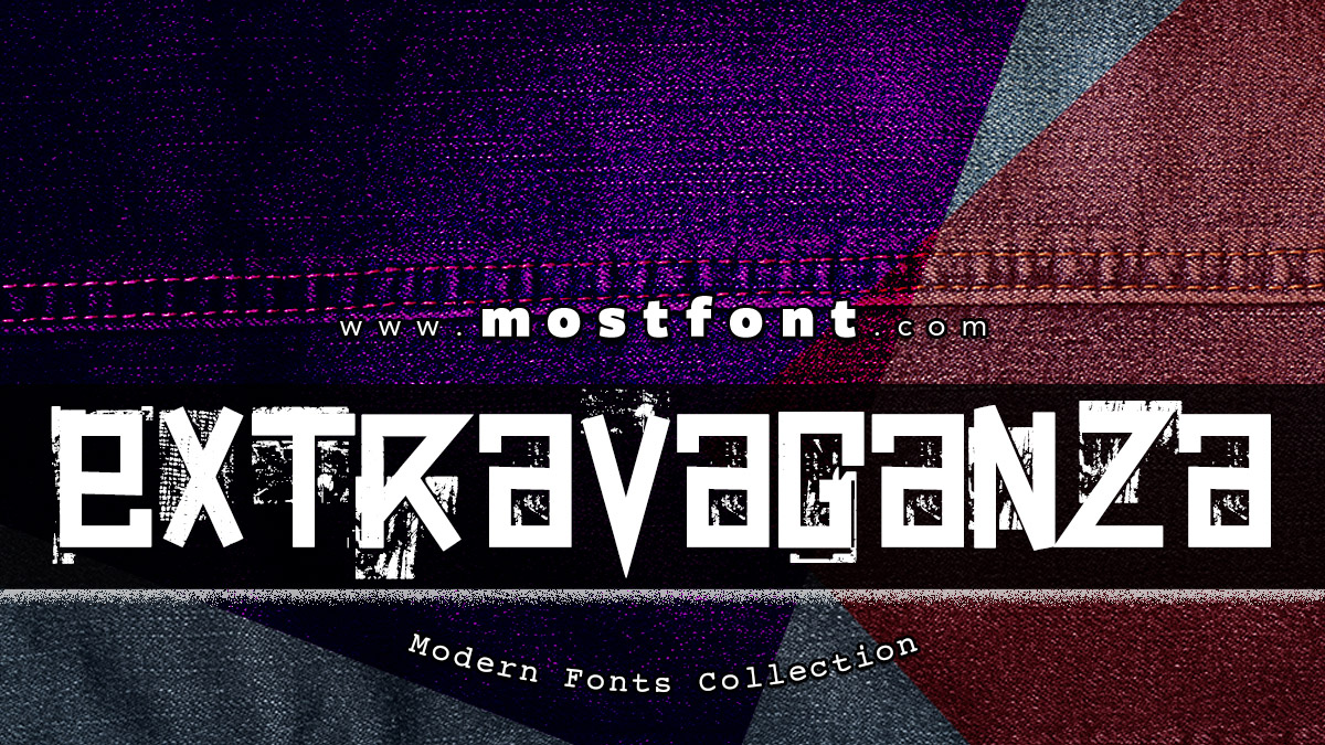 Extravaganza Font by Segments Design (aka Last Soundtrack) | mostfont.com