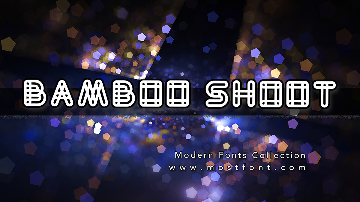 Bamboo Shoot Font by weknow | mostfont.com