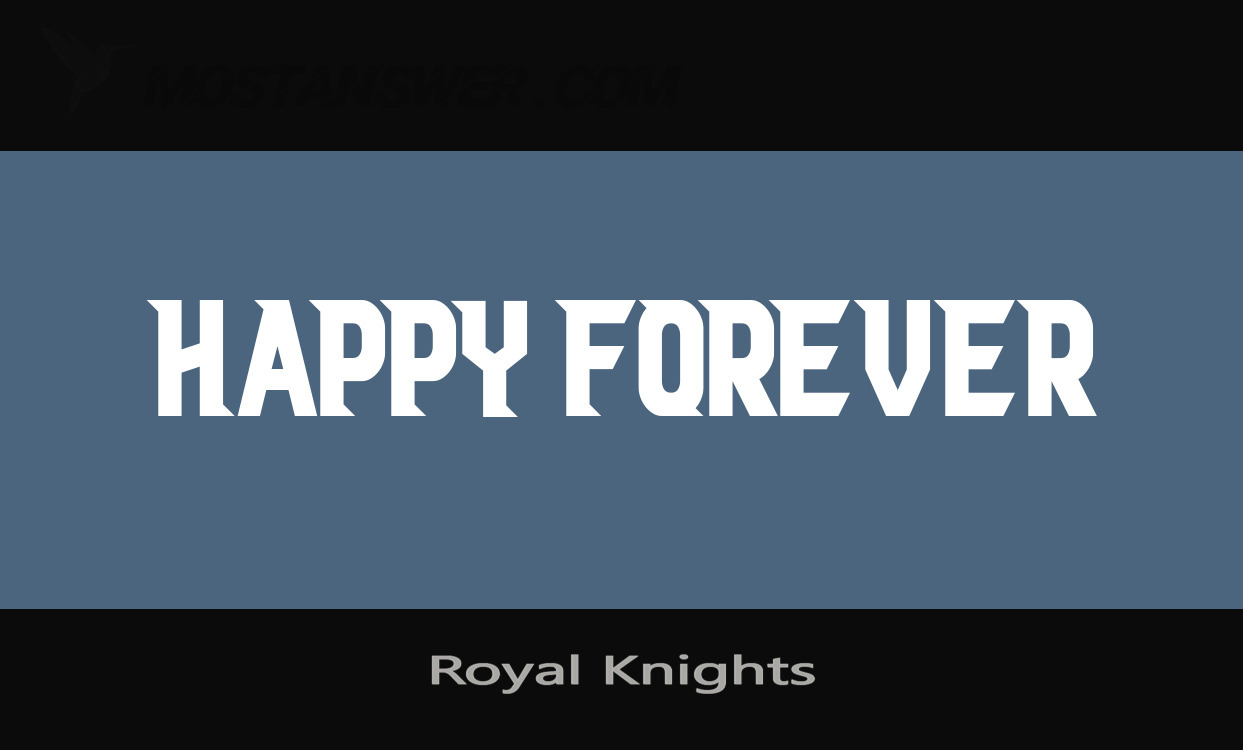 RoyalKnights Demo Font by HoPoYa Studio™ | mostfont.com