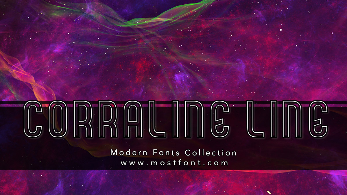 CORRALINE LINE.dafont Font by Canoute Creative | mostfont.com