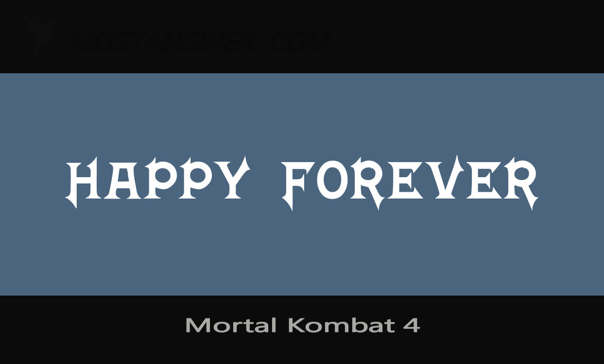 MK4 Font by Murdoink | mostfont.com