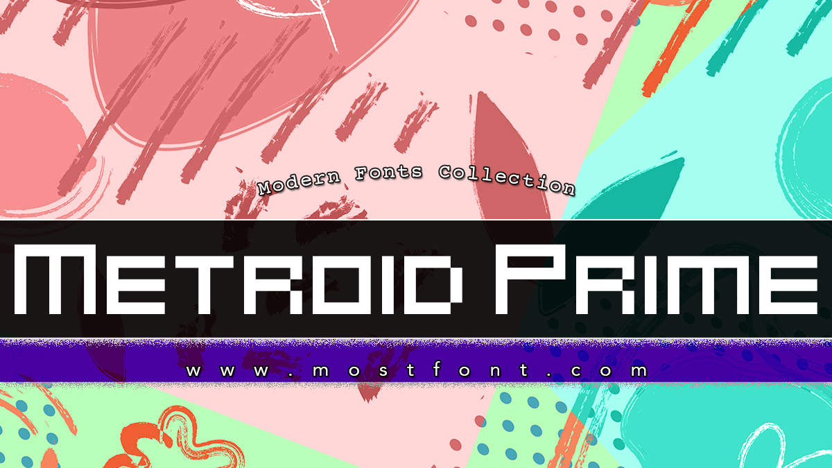Metroid Prime Hunters Font by AirHead3.0 | mostfont.com