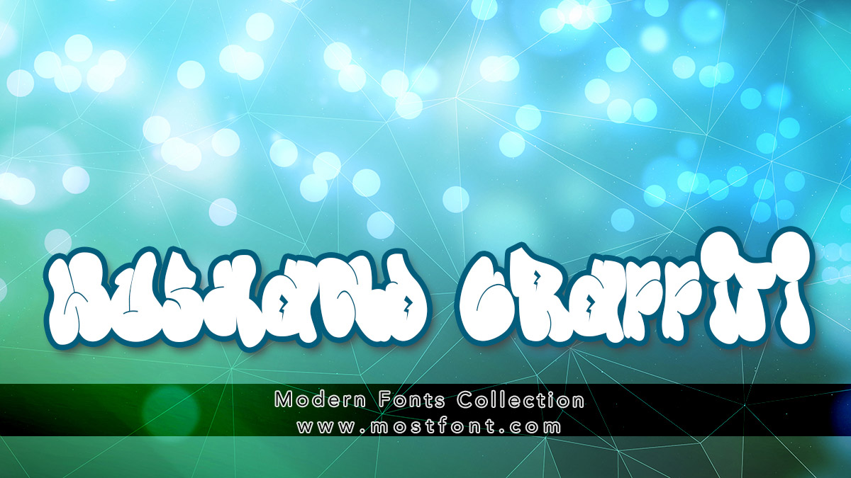 「Wushand Graffiti」字体排版样式 & 字体文件免费下载 | mostfont.com