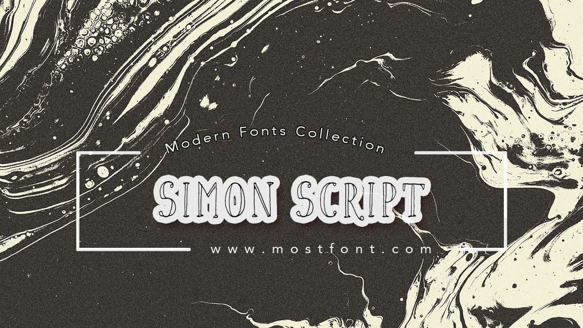 SimonScript Font by deivz | mostfont.com