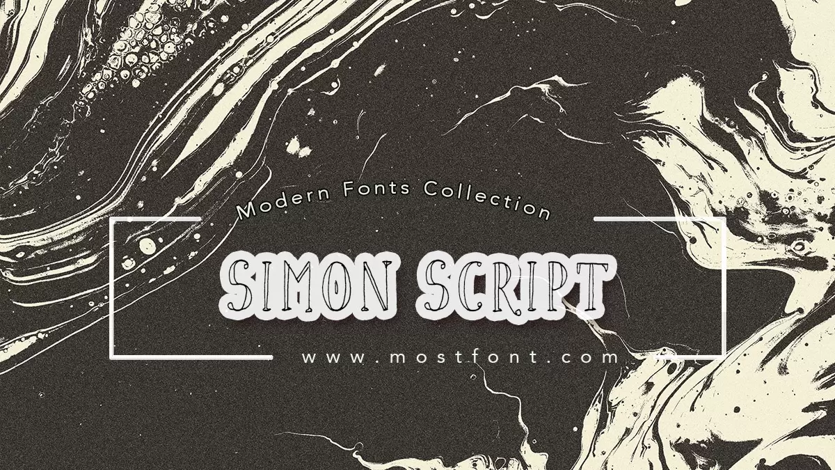 「Simon Script」字体效果欣赏 | 最新字体文件免费下载 | mostfont.com