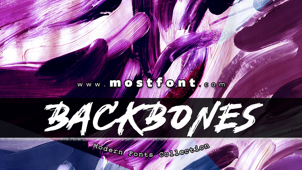 Backbones Font by Tigadestd | mostfont.com