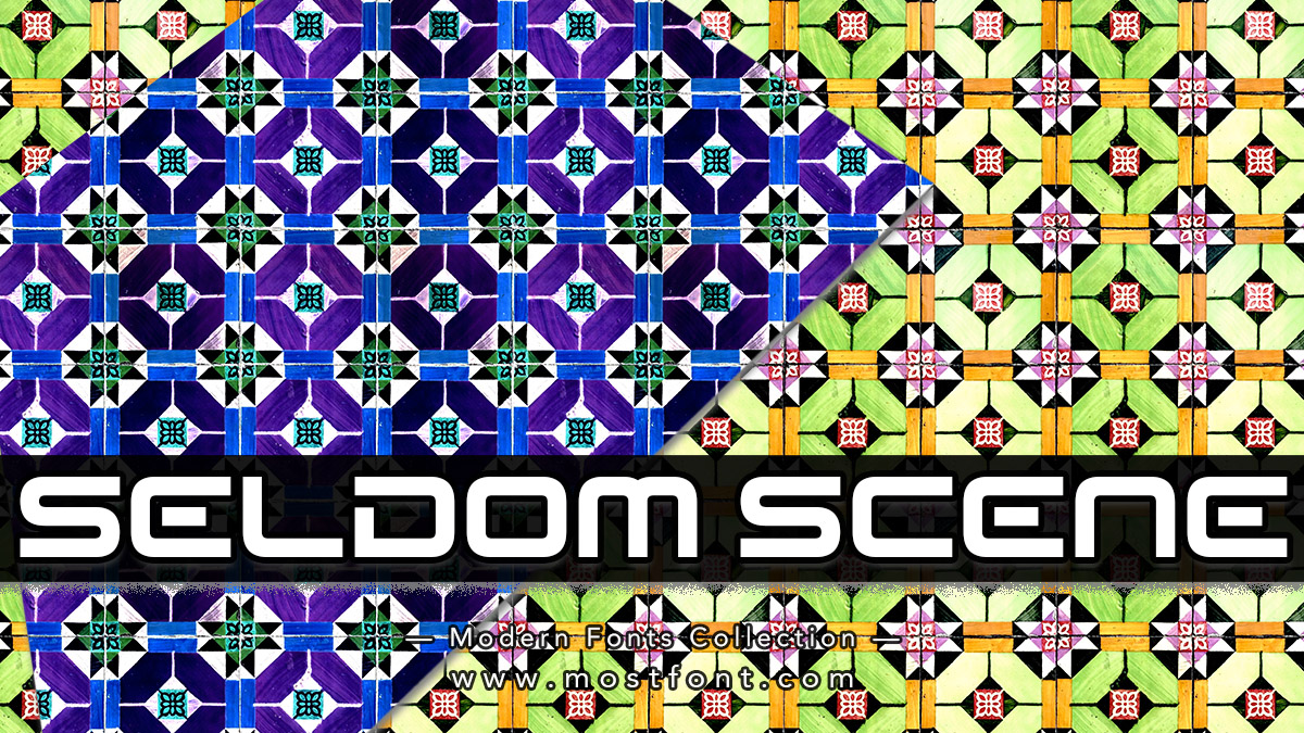 Seldom Scene Font by Chequered Ink | mostfont.com