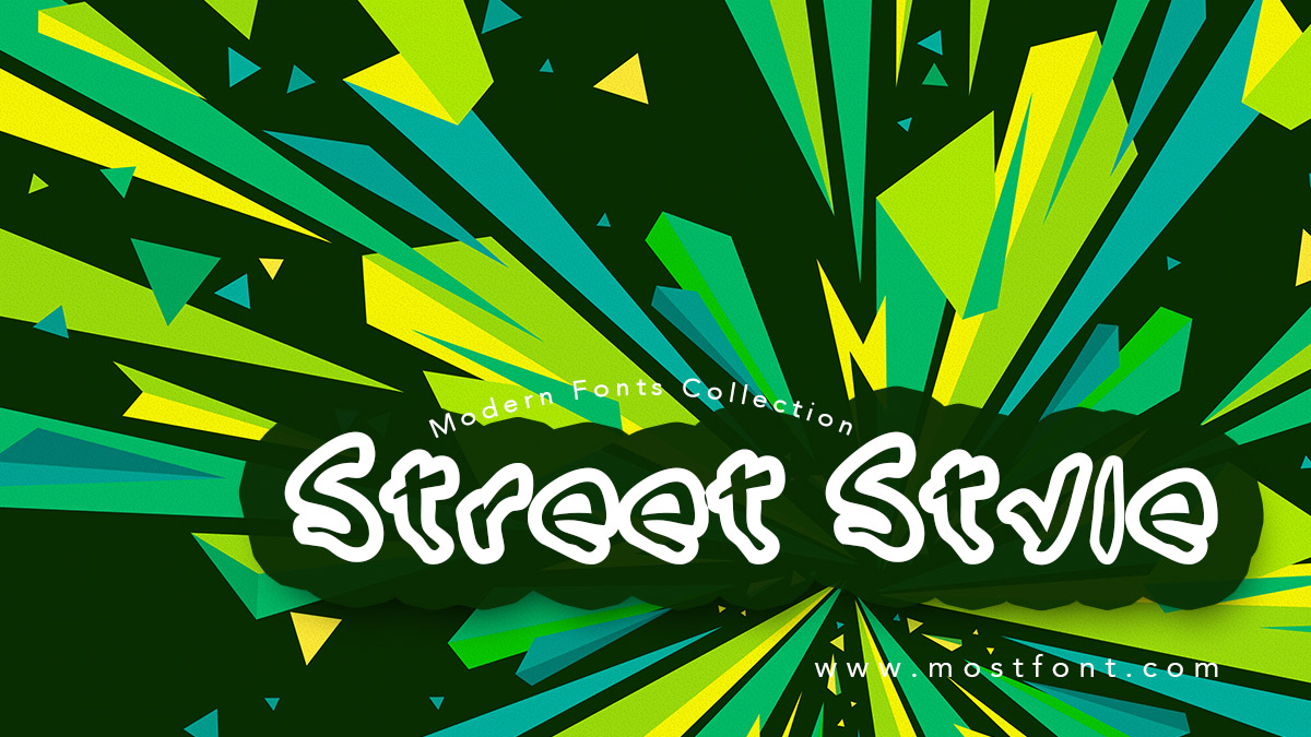 Street Style Font by Woodcutter | mostfont.com