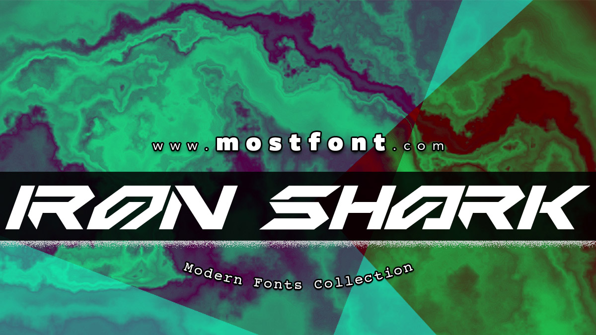 Iron Shark Italic Font by Kong Font | mostfont.com