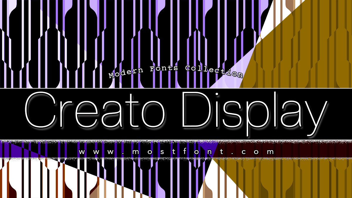 CreatoDisplay Thin Font by Lafontype | mostfont.com