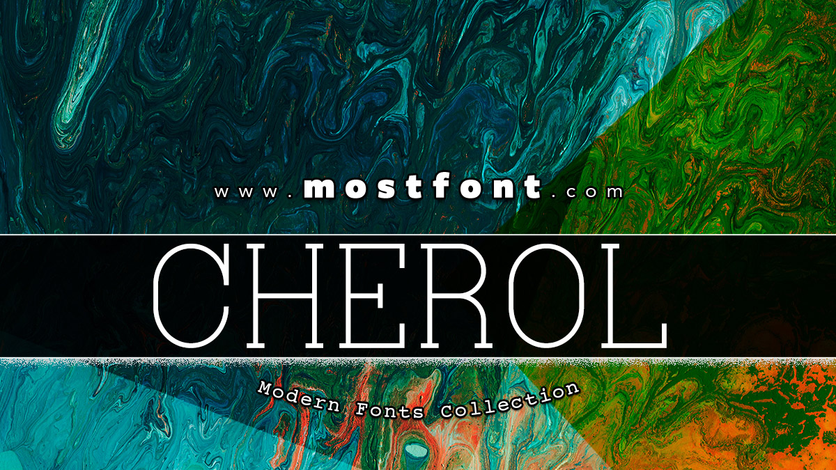 Cherol Demo Font Typographic Design | mostfont.com