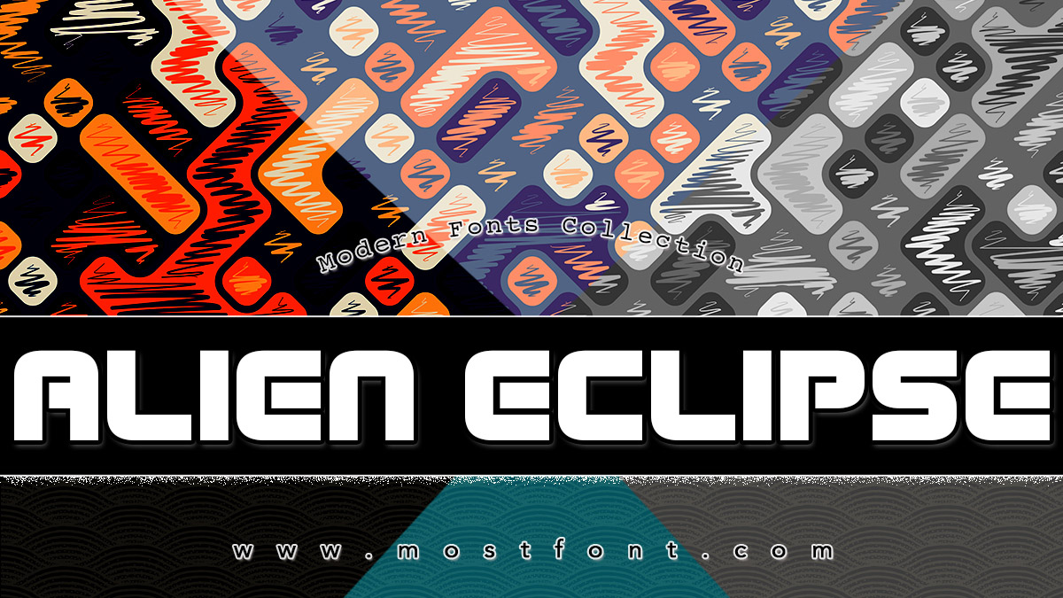 Alien Eclipse Font by Darrell Flood | mostfont.com