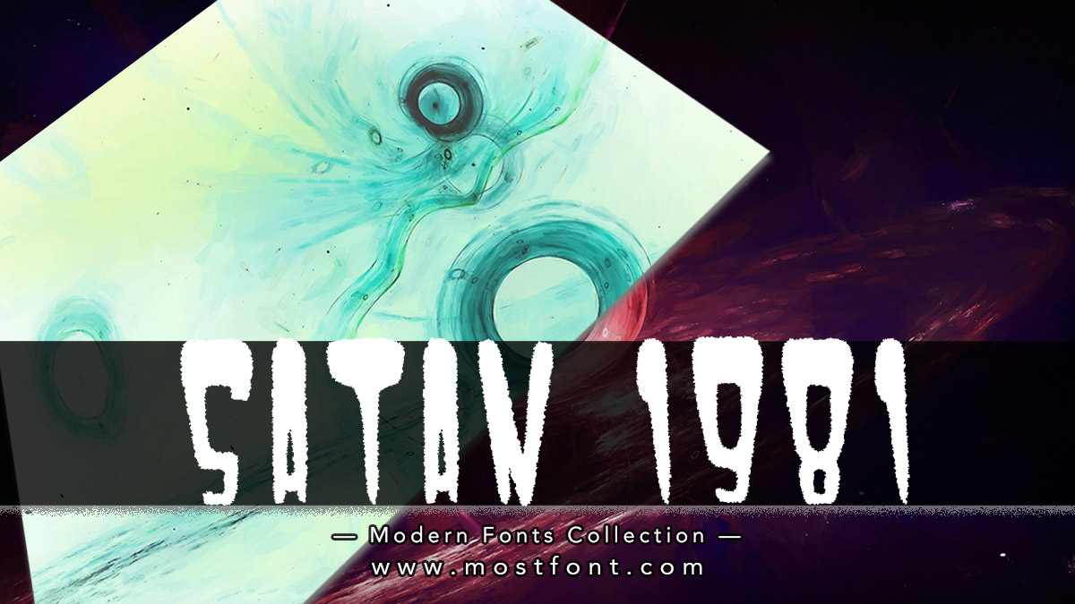 Satan 1981 Font by Damien Gosset | mostfont.com