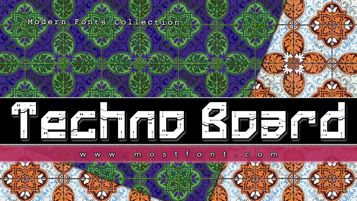 TechnoBoard Font by PutraCetol Studio | mostfont.com