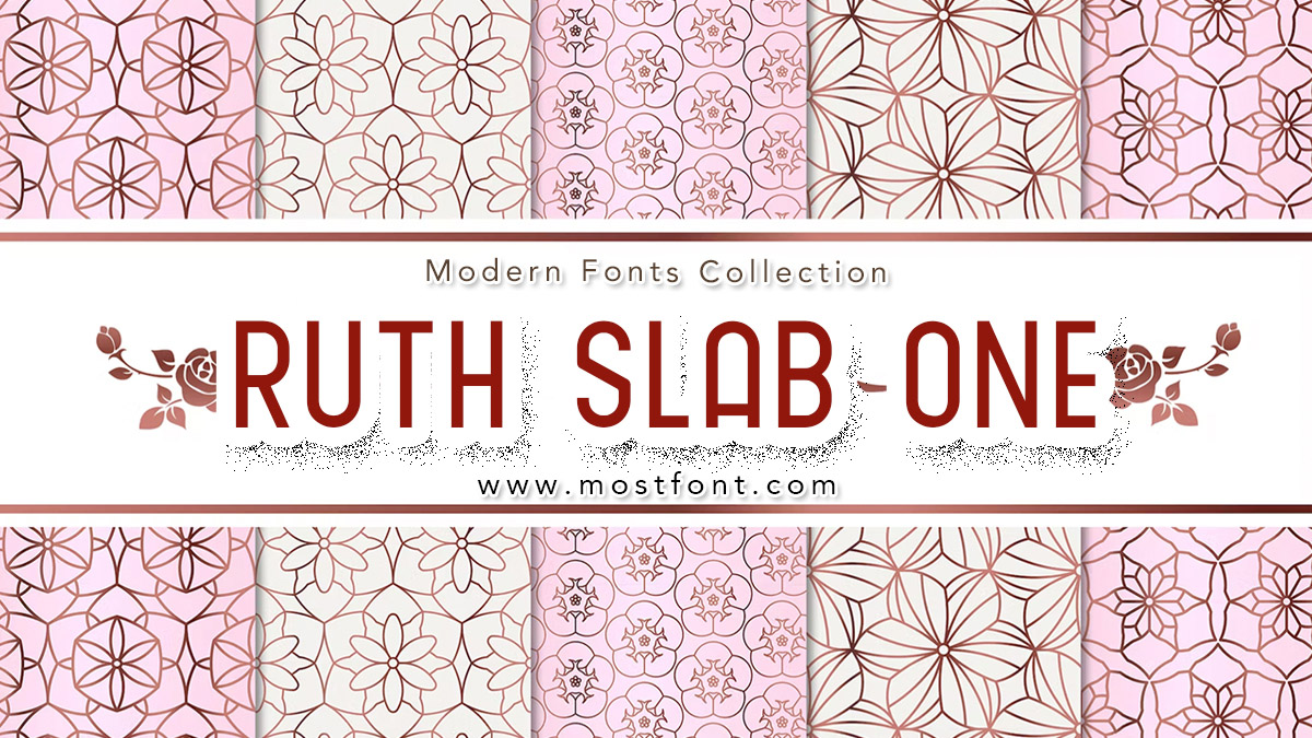 Ruth Slab One Font by Jose Avero | mostfont.com