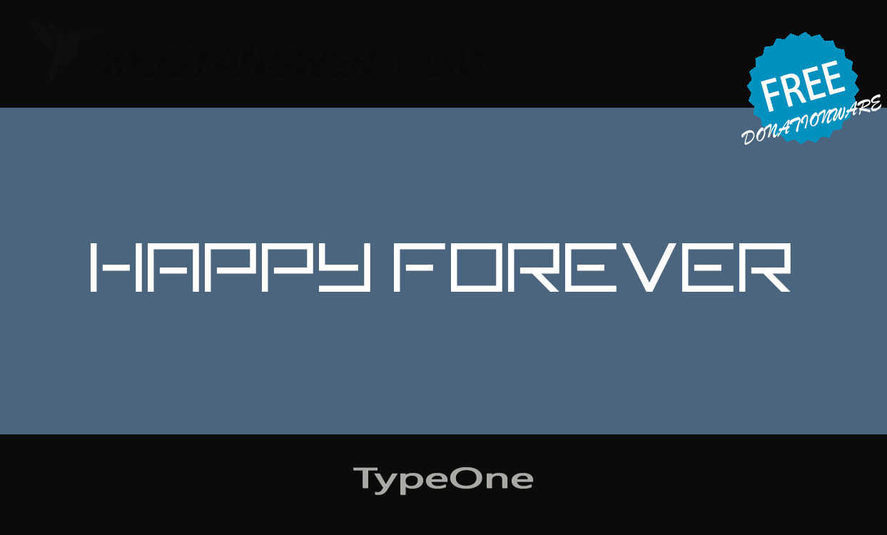 Typeone Font by Picatype Design Studio | mostfont.com
