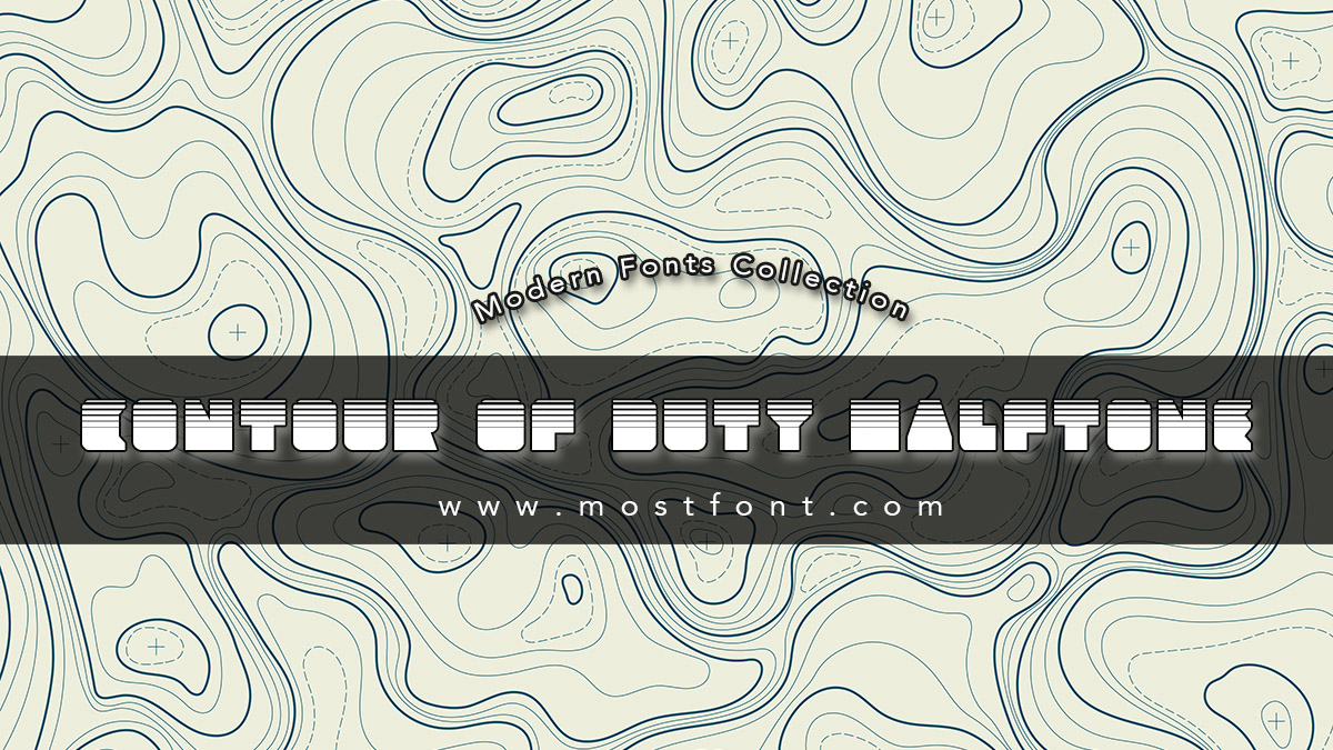 Contourofdutyhalf Font by Iconian Fonts | mostfont.com