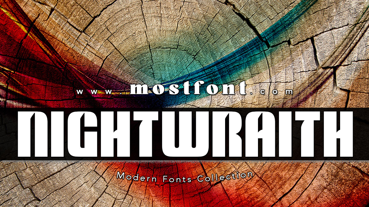Nightwraith Condensed Font Typographic Design | mostfont.com