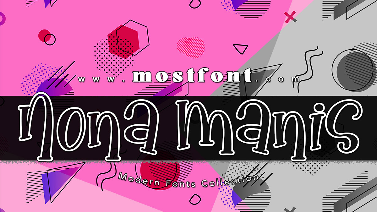 Nona Manis Outline Font by Gilar Studio | mostfont.com