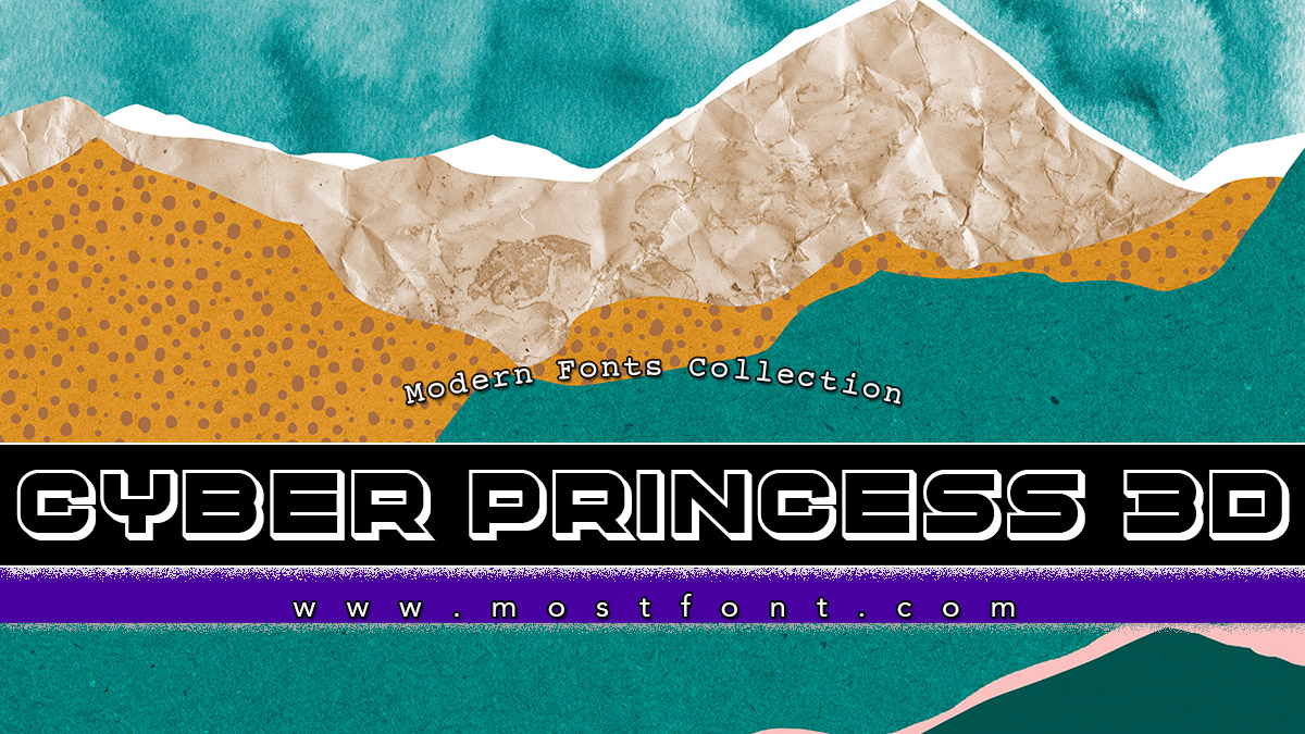 CyberPrincess3D Font by Vladimir Nikolic | mostfont.com
