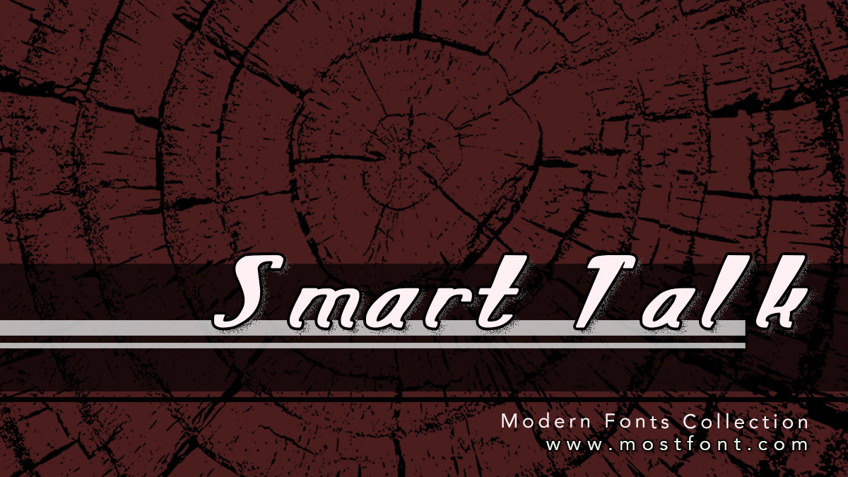 Smart Talk Font by weknow | mostfont.com
