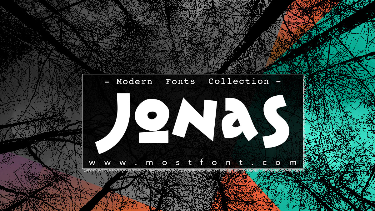 Jonas Font Typographic Design | mostfont.com