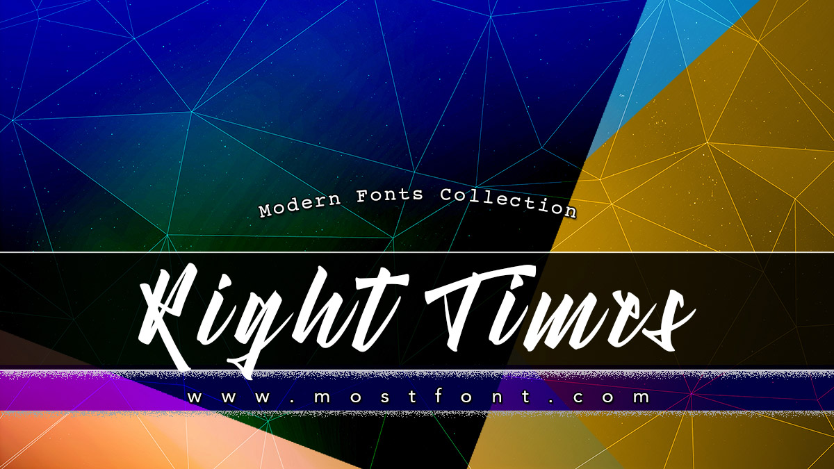 Right Times Font Font by Azetype Studio | mostfont.com