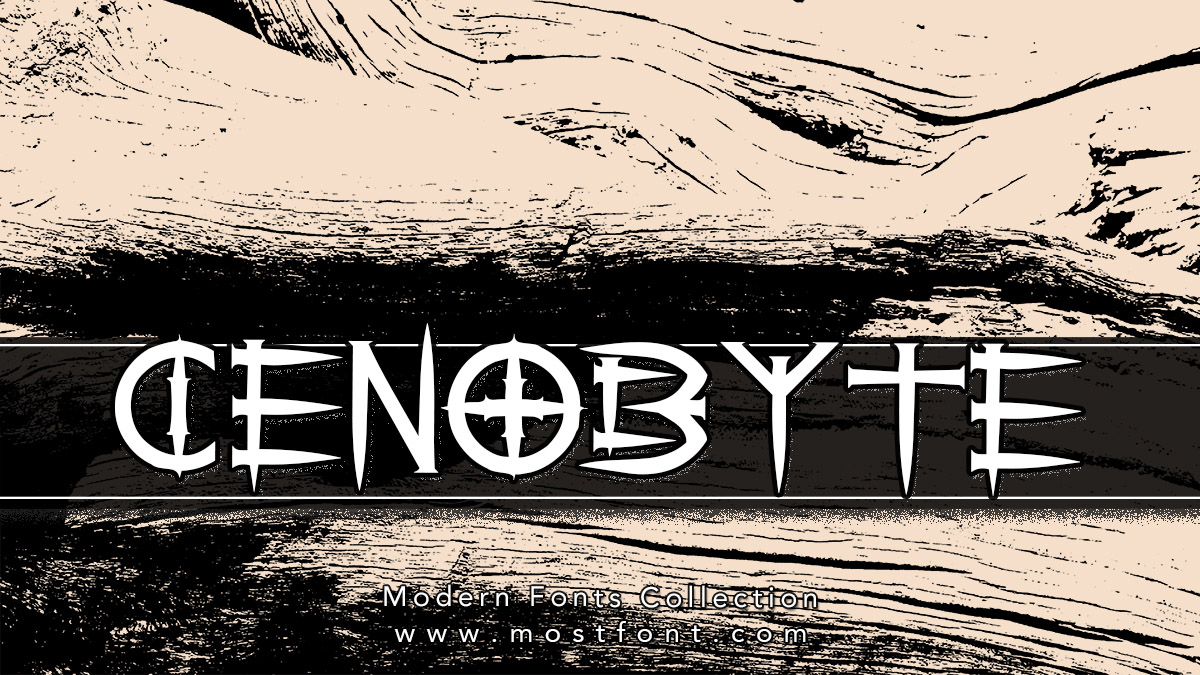 Cenobyte Font by Sinister Fonts | mostfont.com