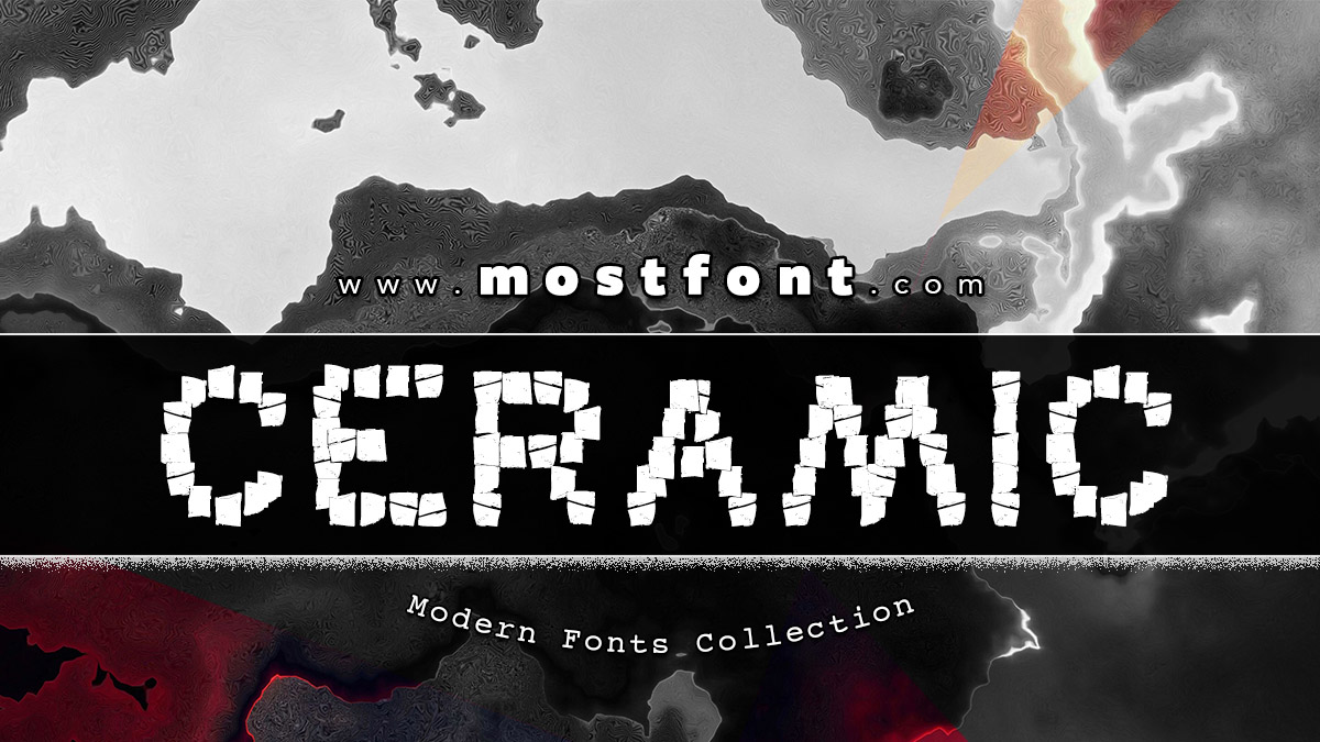 CERAMIC Font by weknow | mostfont.com