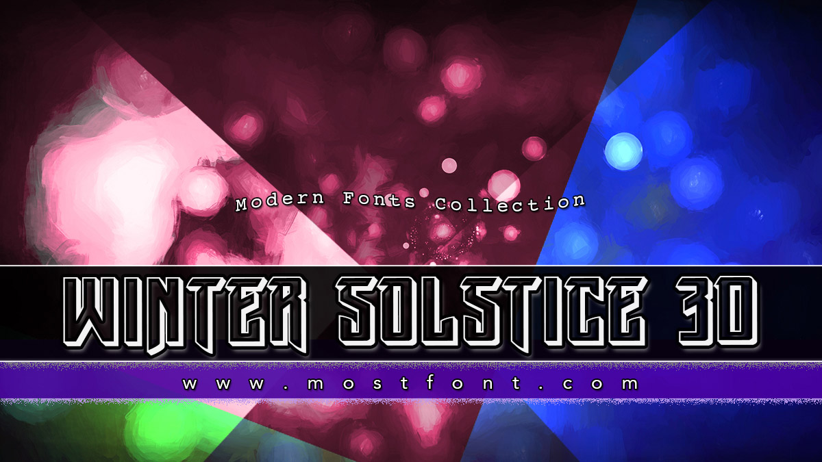 Wintersolstice3d Font by Iconian Fonts | mostfont.com