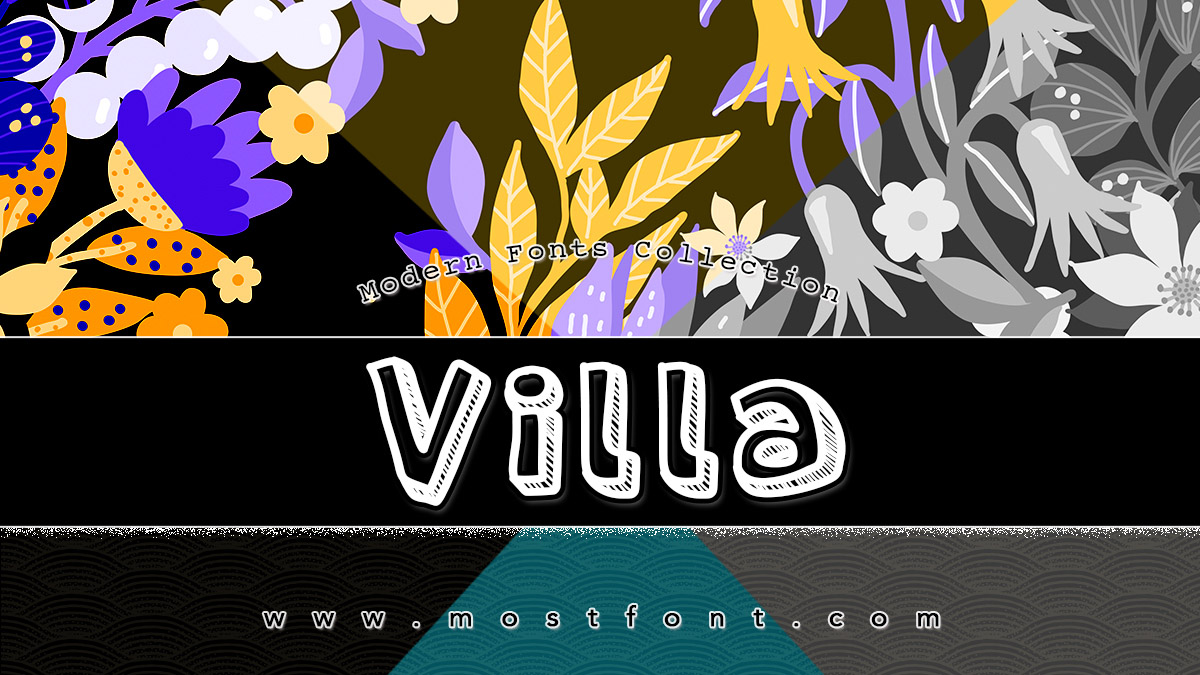 Villa Font by Jake Luedecke | mostfont.com