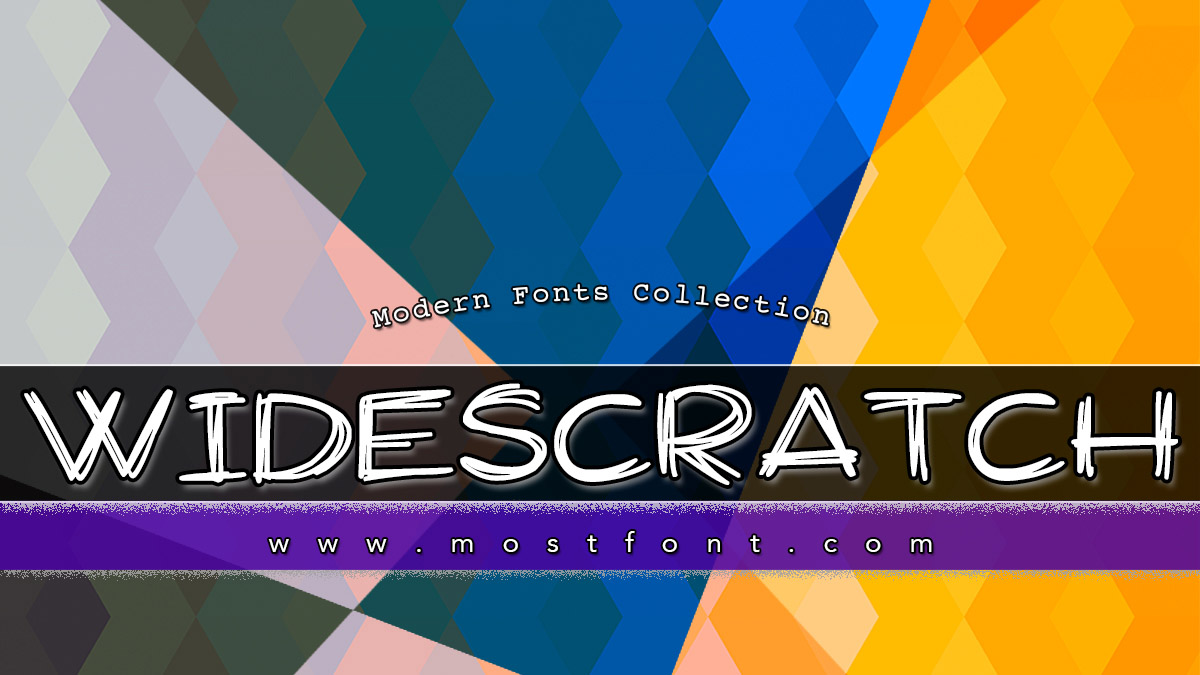 Widescratch Font by Darrell Flood | mostfont.com