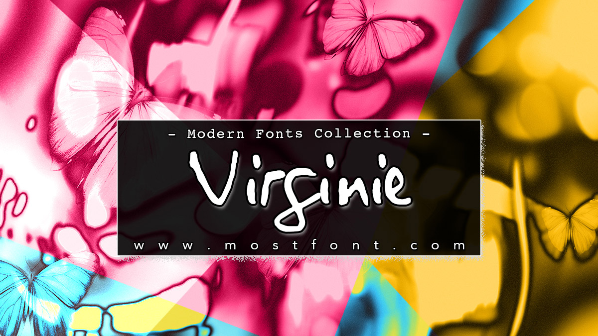 Virginie Font by philing.net | mostfont.com
