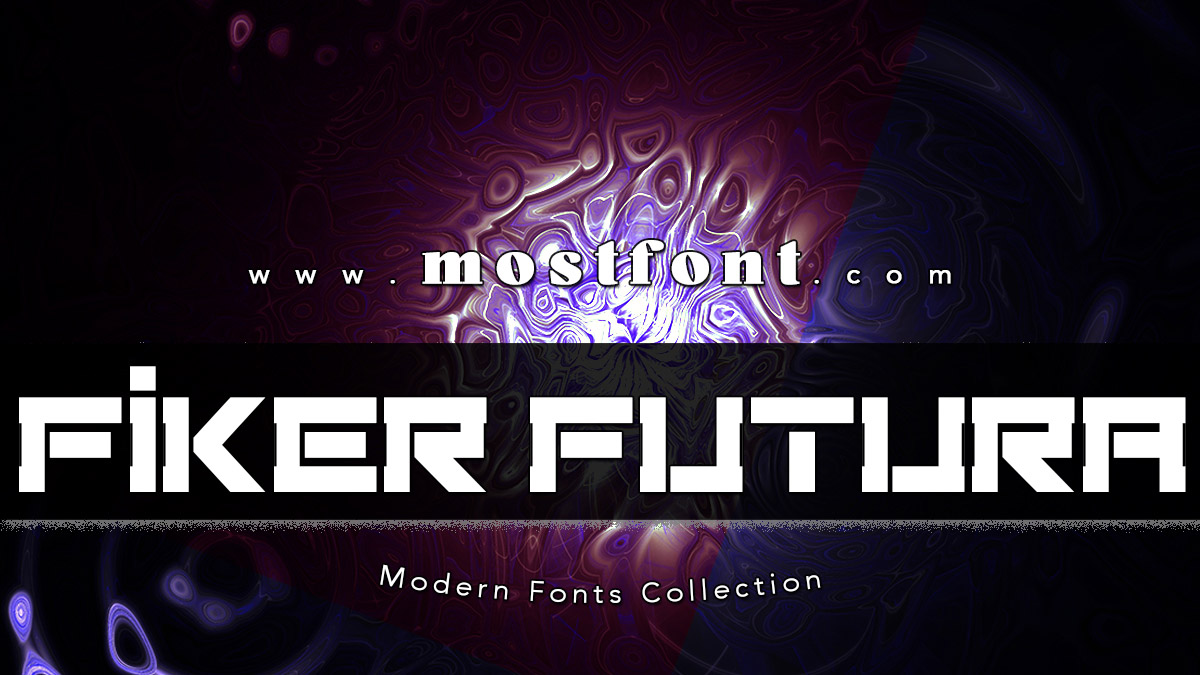 Fiker Futura Font Typographic Design | mostfont.com