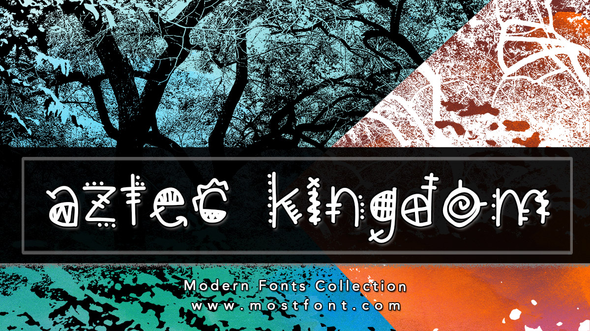 Aztec Kingdom Font by Geronimo Font Studios | mostfont.com