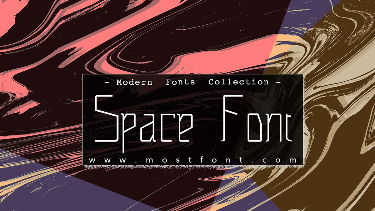 Space Font Font Typographic Design | mostfont.com