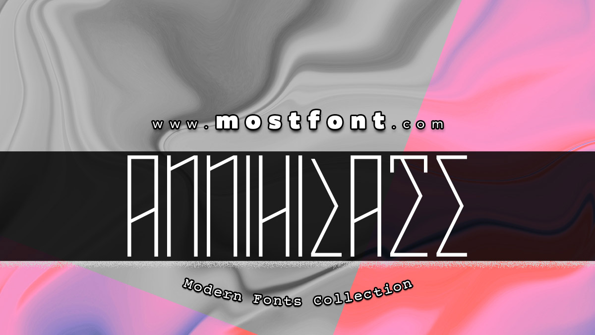 ANNIHILATE Font by Out of Step Font Company | mostfont.com