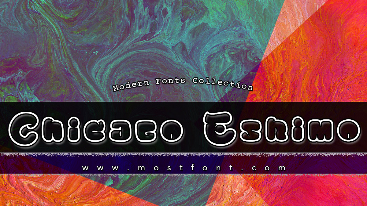 Chicago Eskimo Font by Maelle.K | Thomas Boucherie | mostfont.com