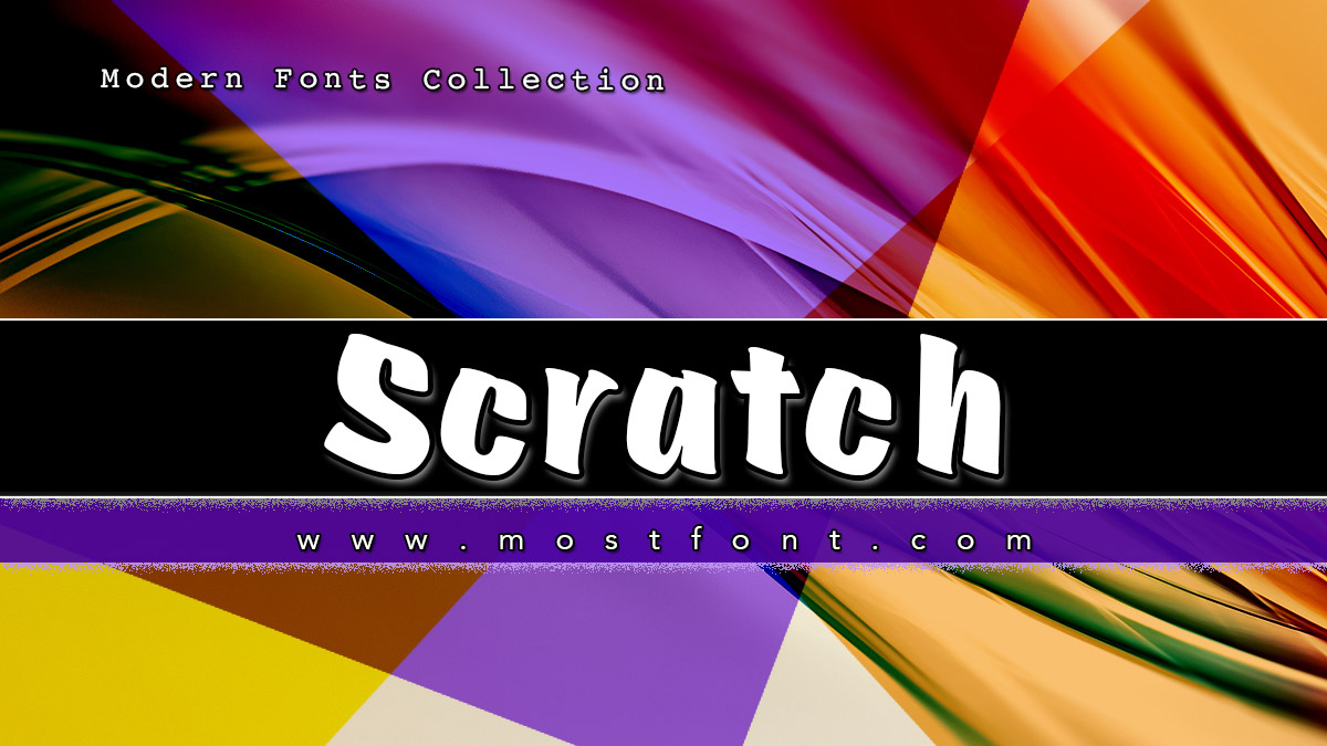 Scratch Font Typographic Design | mostfont.com