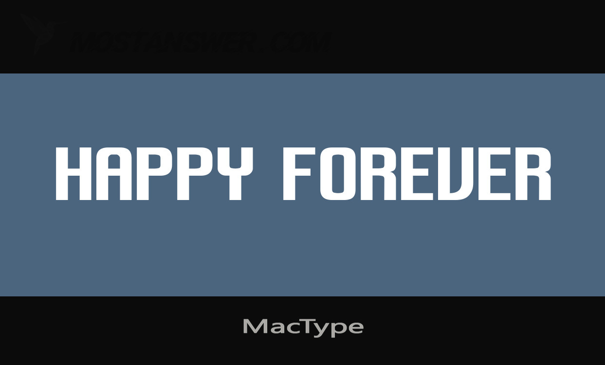 MacType Font by Timour Jgenti | mostfont.com